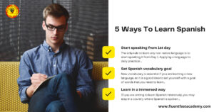 5 WAYS OF LEARNING SPANISH | Fluent Fast Academy