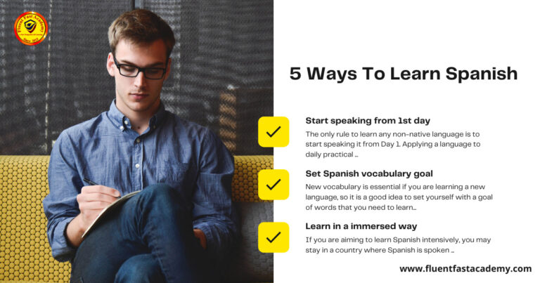 5 WAYS OF LEARNING SPANISH | Fluent Fast Academy